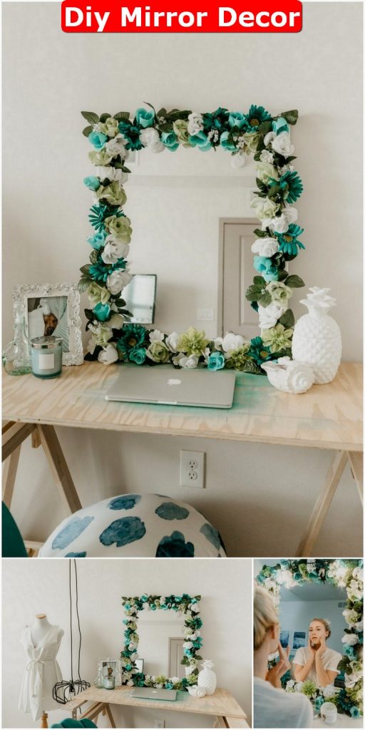 30+ Easy to Make DIY Mirror Decor Ideas - HOW TO MAKE – DIY