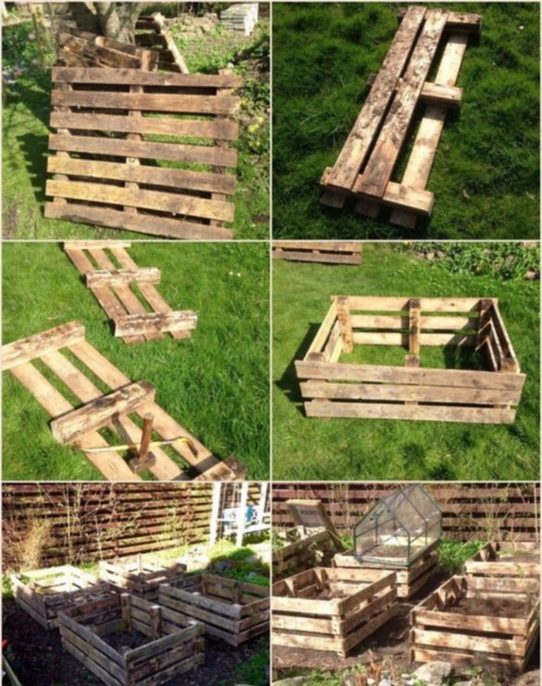 Simple Ways To Build A Pallet Planter - HOW TO MAKE – DIY