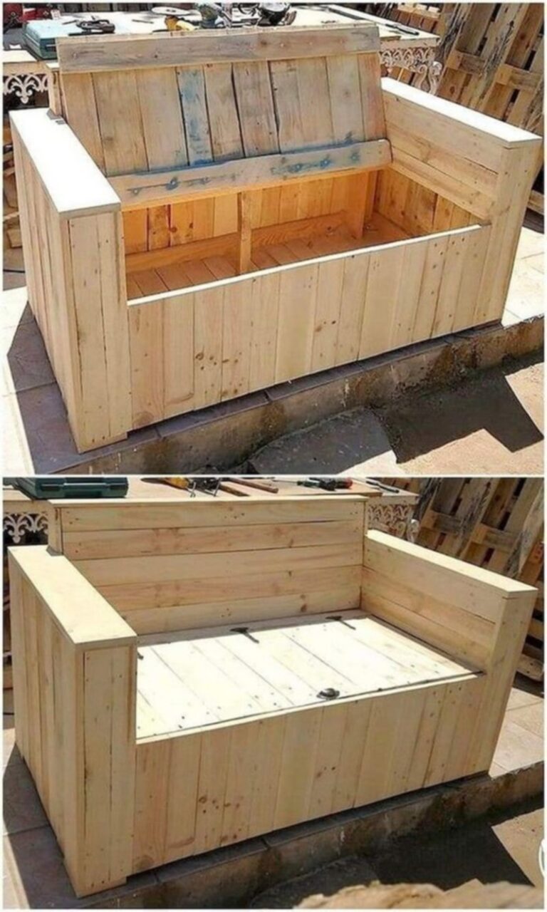 Easy DIY Pallet Bench Plans in 2023 - HOW TO MAKE – DIY