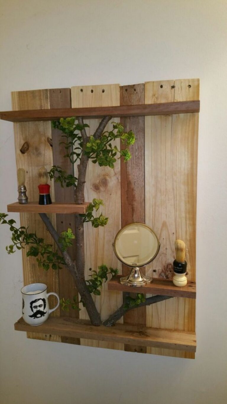 Pallet Shelf DIY Plans - HOW TO MAKE – DIY