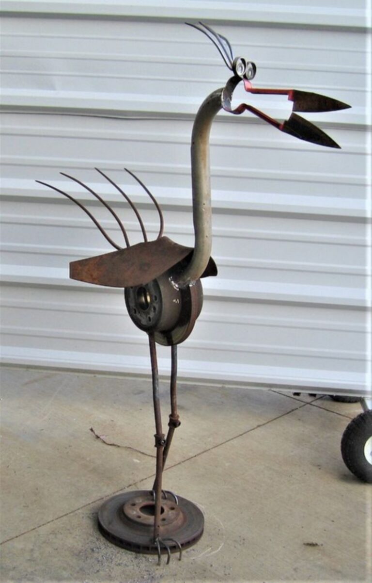 40 Creative Scrap Metal Art Craft Sculptures - HOW TO MAKE – DIY