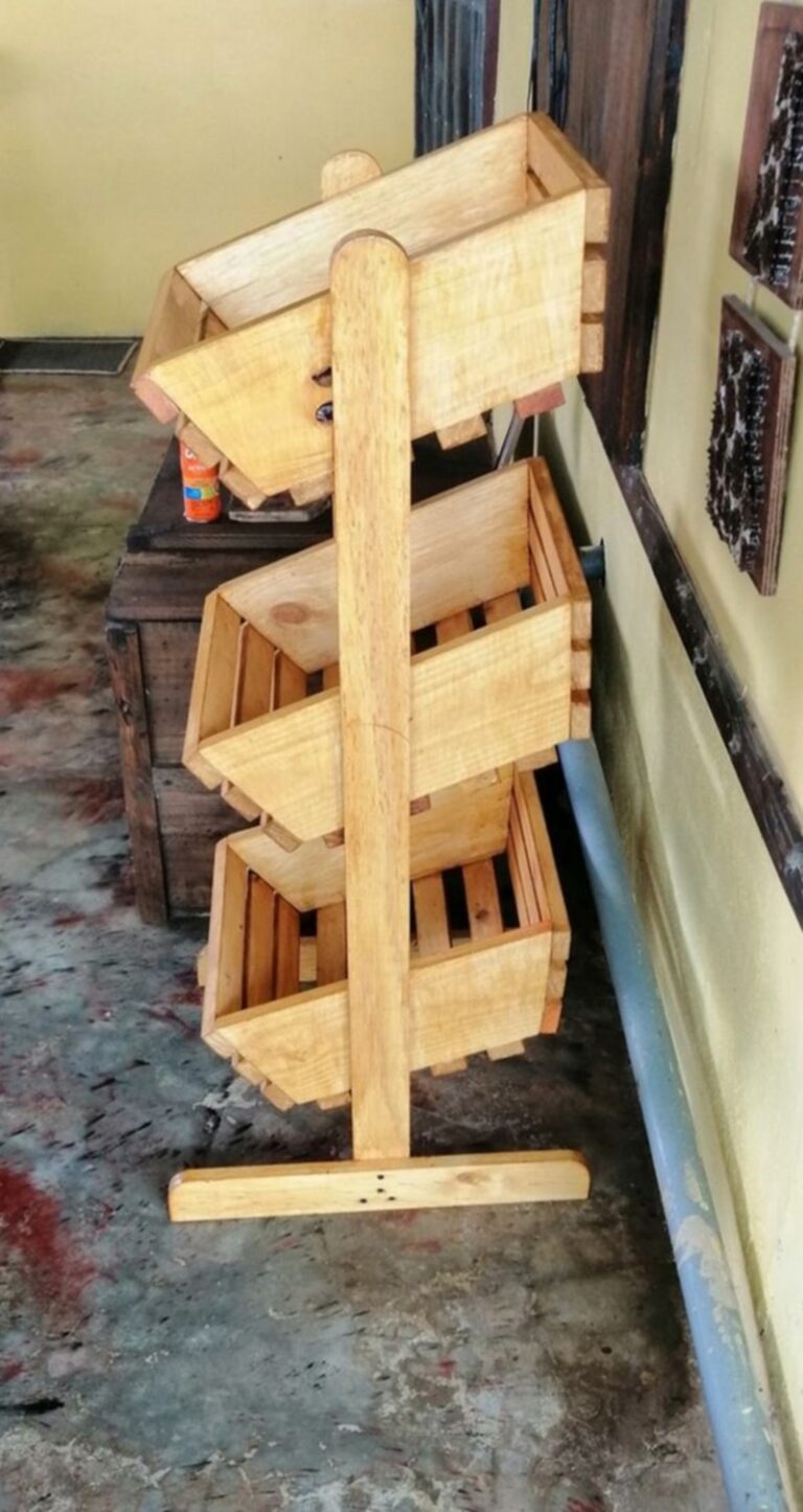 Wooden Fruit And Vegetable Storage Racks - HOW TO MAKE – DIY