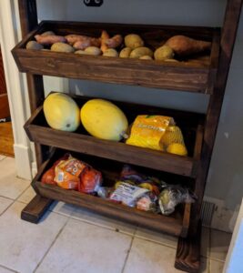 Wooden Fruit And Vegetable Storage Racks - HOW TO MAKE – DIY