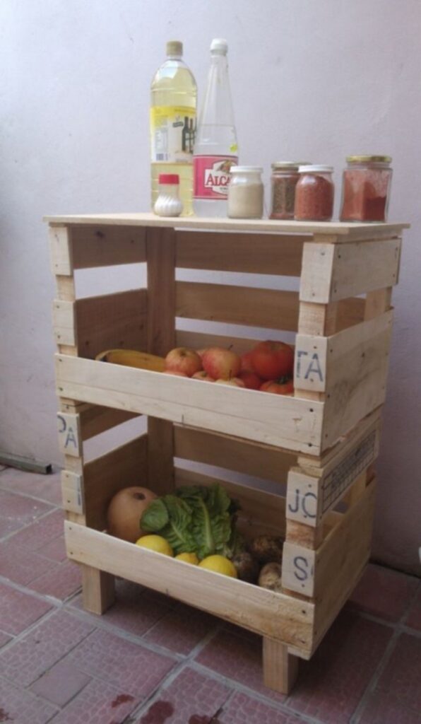 Wooden Fruit And Vegetable Storage Racks - HOW TO MAKE – DIY
