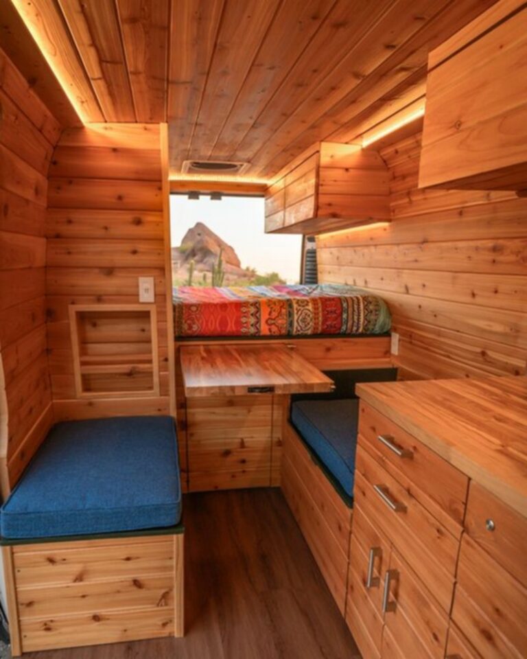 Wooden Camper Van Interior Ideas - HOW TO MAKE – DIY
