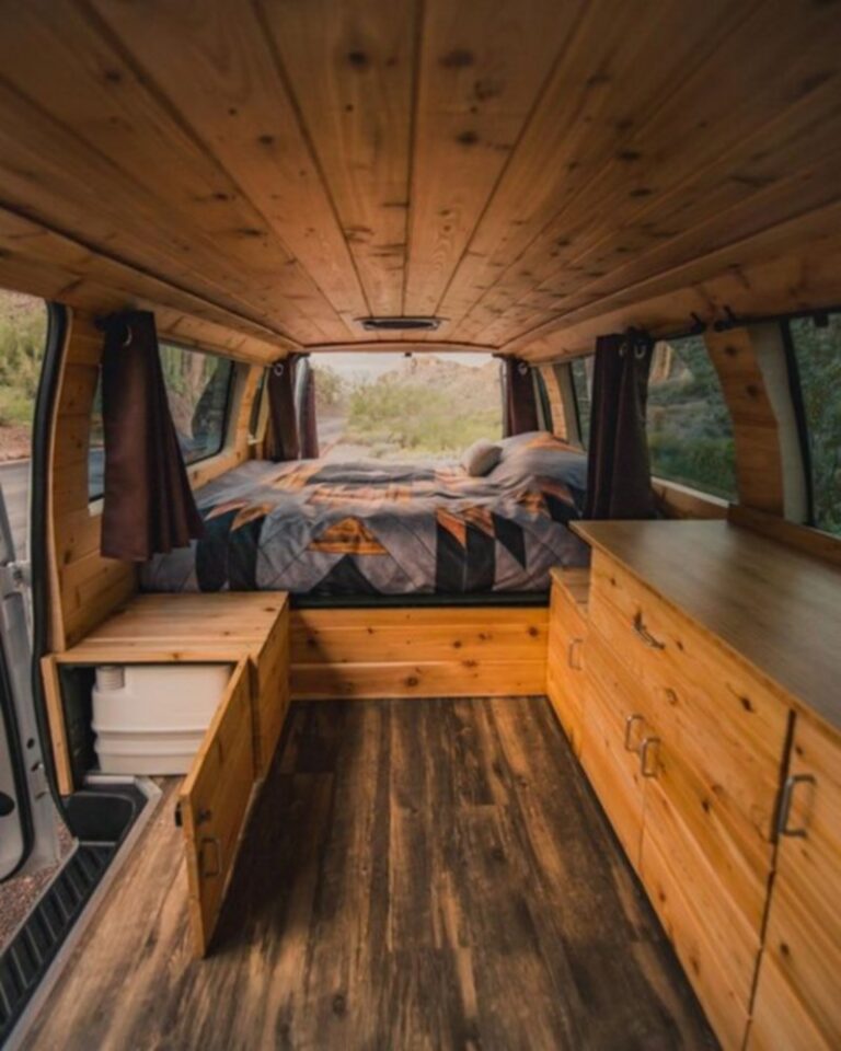 Wooden Camper Van Interior Ideas - HOW TO MAKE – DIY