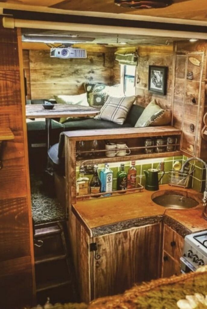 Wooden Camper Van Interior Ideas - HOW TO MAKE – DIY