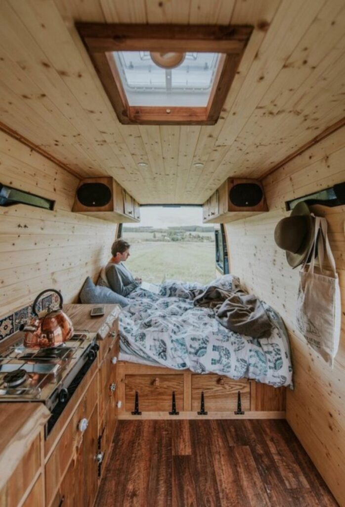 Wooden Camper Van Interior Ideas - HOW TO MAKE – DIY