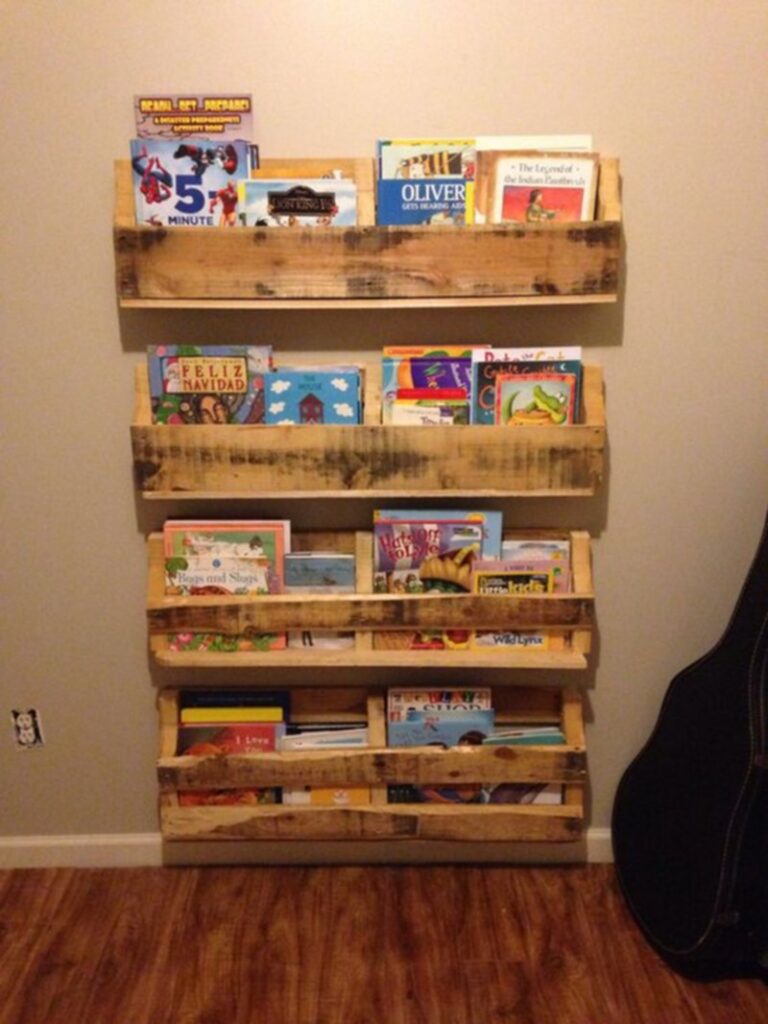 DIY Pallet Bookshelf Ideas - HOW TO MAKE – DIY