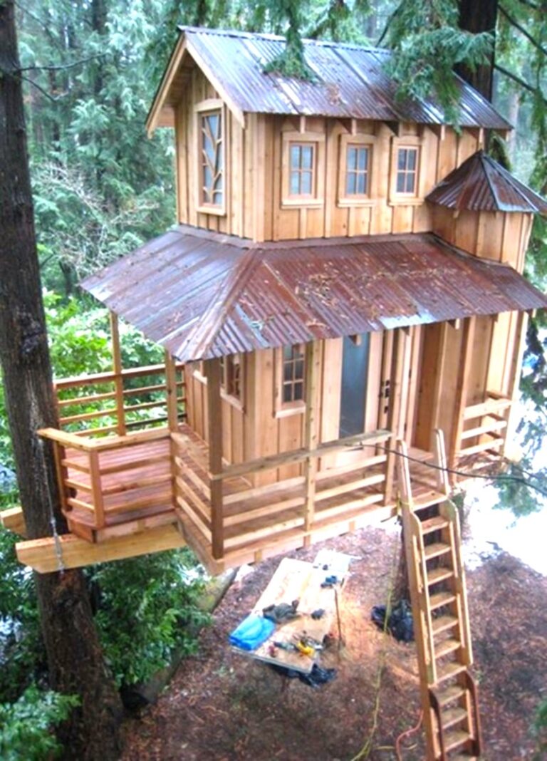 Wooden Tree House Ideas For Every Age - HOW TO MAKE – DIY