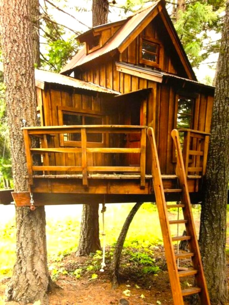 Wooden Tree House Ideas For Every Age - HOW TO MAKE – DIY