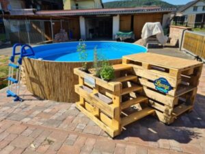 Wood Pallet Swimming Pool With Deck - HOW TO MAKE – DIY
