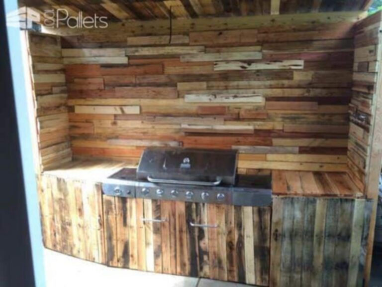 Wood Pallet Recycled Kitchen Cabinets Ideas - HOW TO MAKE – DIY