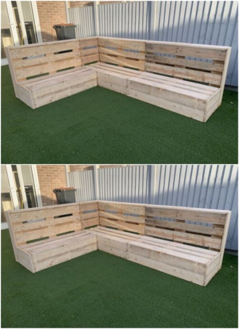 DIY Wood Pallet Outdoor Couch Ideas - HOW TO MAKE – DIY