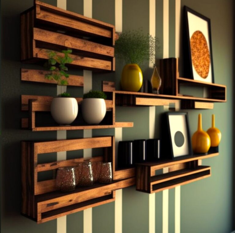 Creative Pallet Modern Style Wall Shelves - HOW TO MAKE – DIY