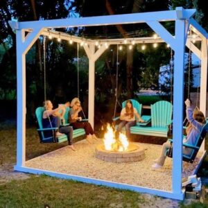 Firepits Backyard Ideas With Swings Ideas - HOW TO MAKE – DIY