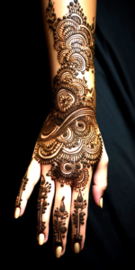 Graceful Elegance Unveiling Captivating Mehndi Designs For The Back ...