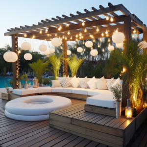 Wonderful Wooden Pergola With Deck And Light Designs - HOW TO MAKE – DIY