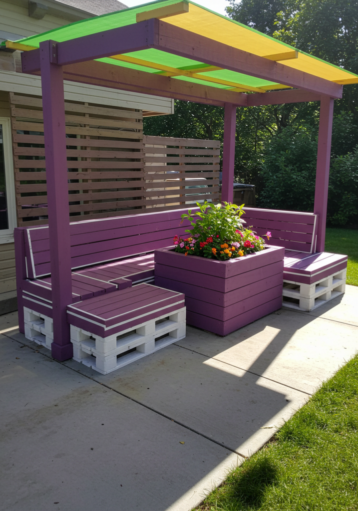 Creative Outdoor Seating Ideas Using Wooden Pallets - HOW TO MAKE – DIY